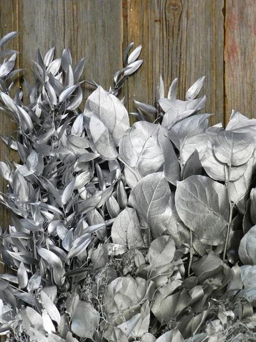Wholesale Painted Silver Greens- Italian Ruscus, Salal, And Seeded ...
